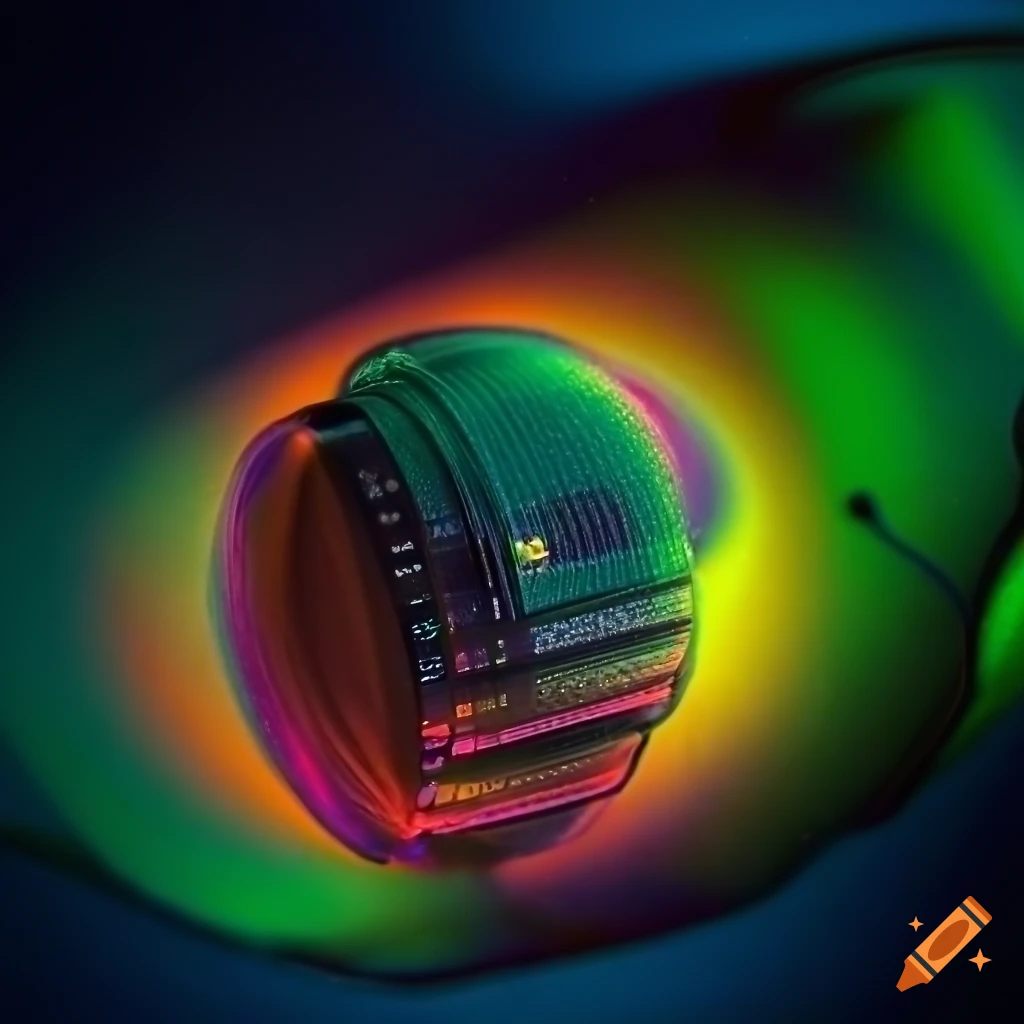 Micro-photography DSLR with 200nm micro telephoto lens and golden hour ...