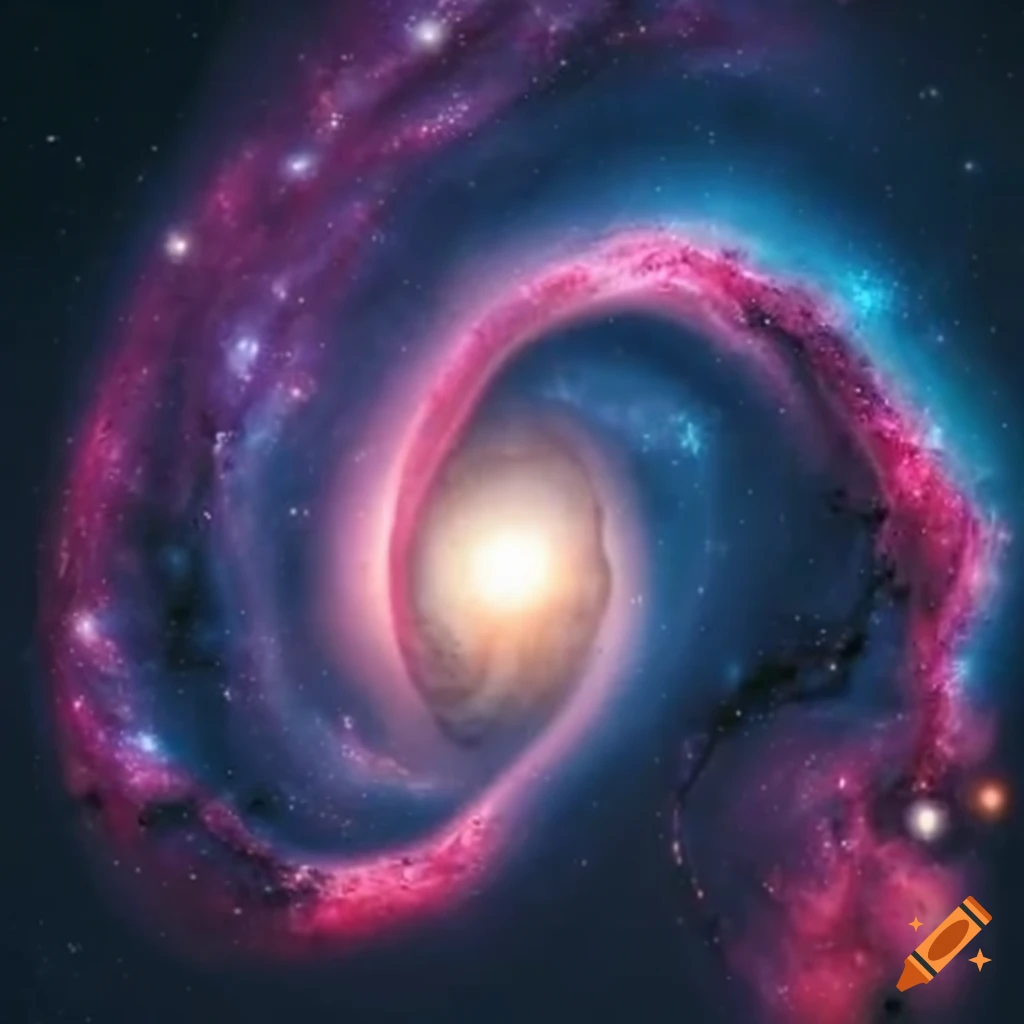 Grande Galaxie with an eye in its center representing omniscience on ...