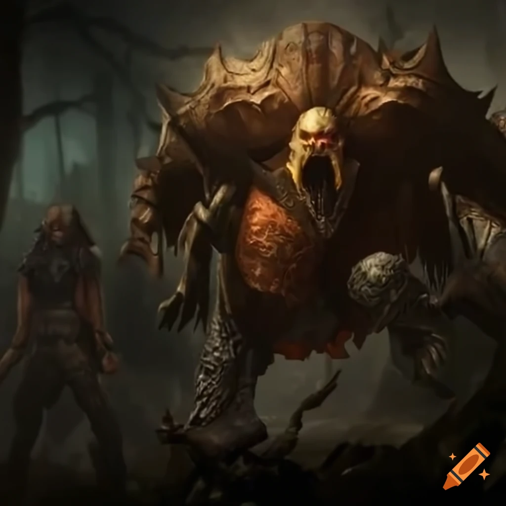 Necromancer turtle in the diablo franchise on Craiyon