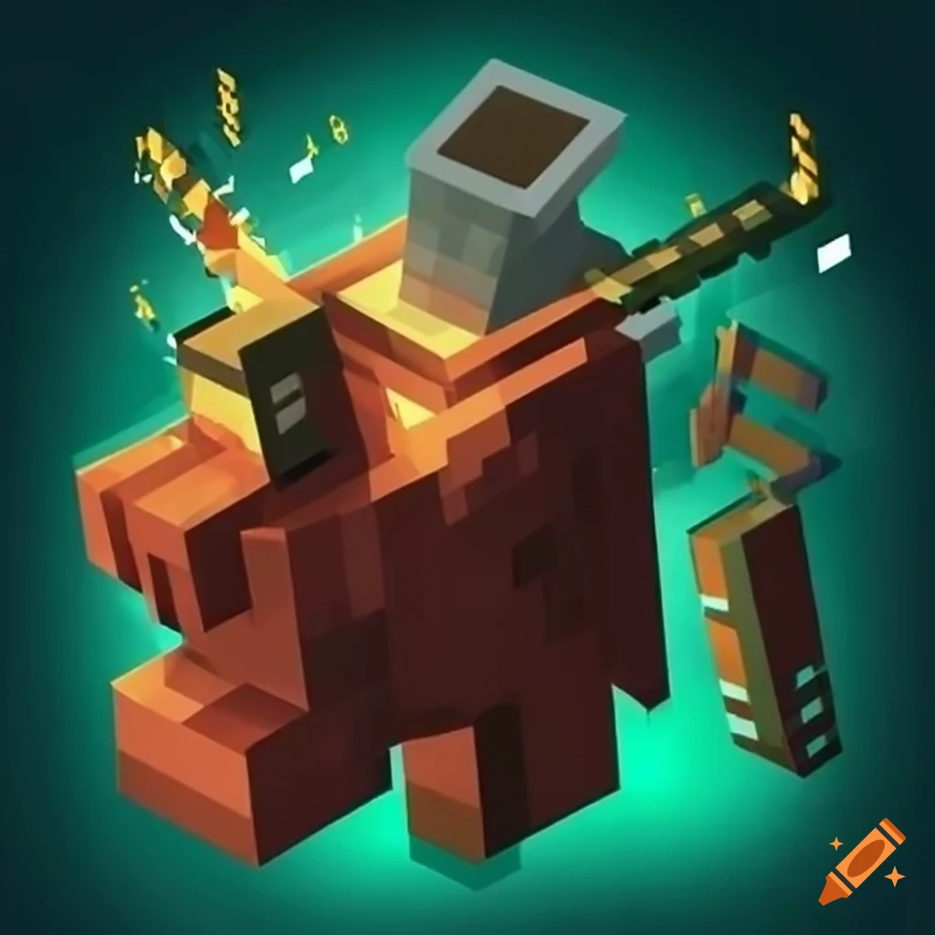 Minecraft on Craiyon