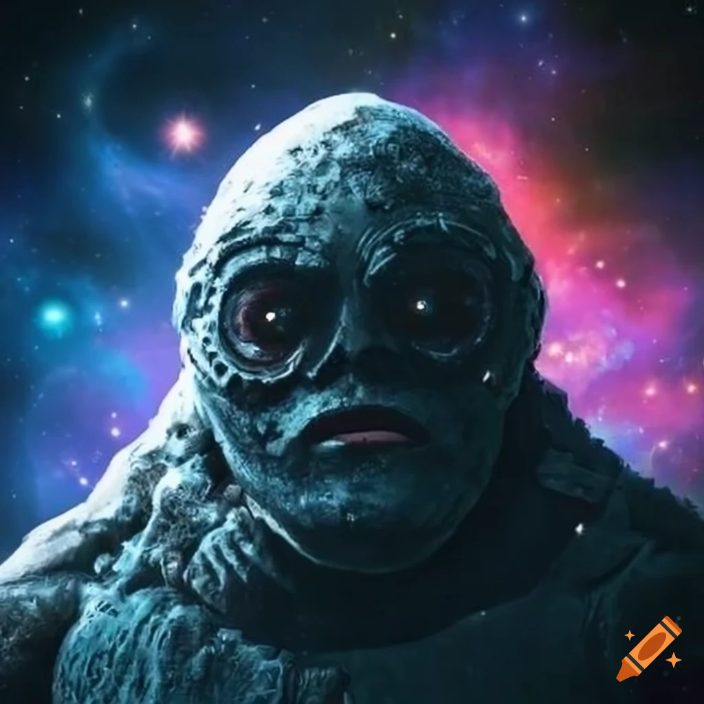 Space god illustration on Craiyon