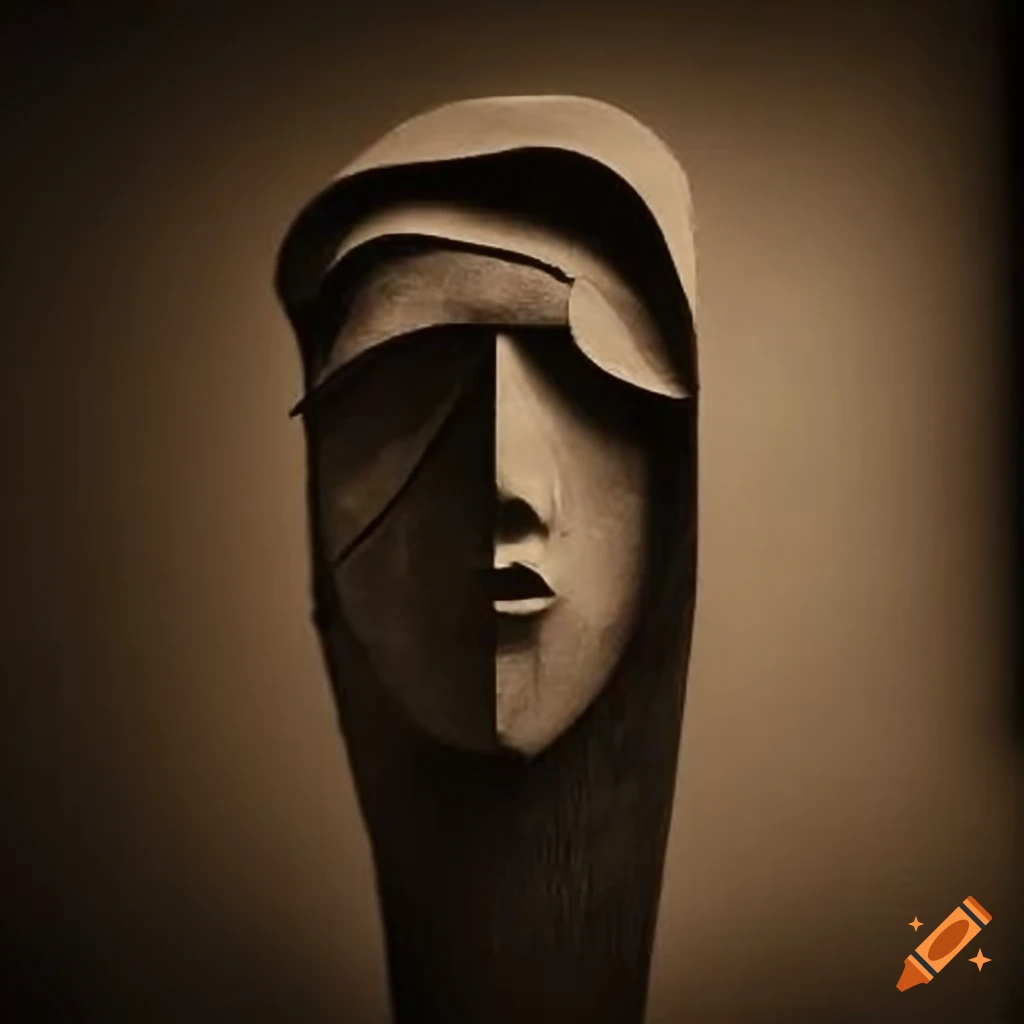 Abstract depiction of a bank robbery in a simple primitive art style on ...