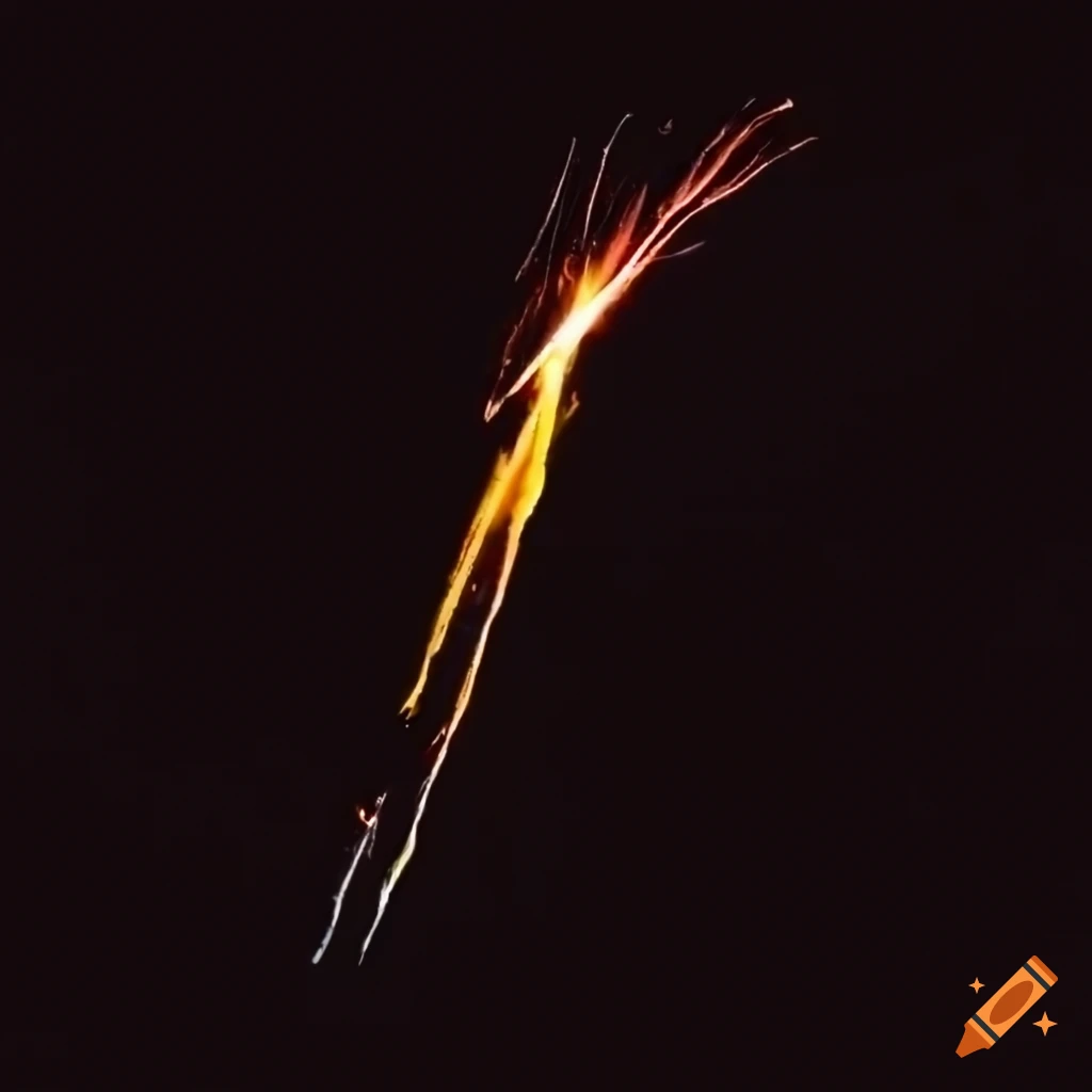 Meteor sticks on Craiyon