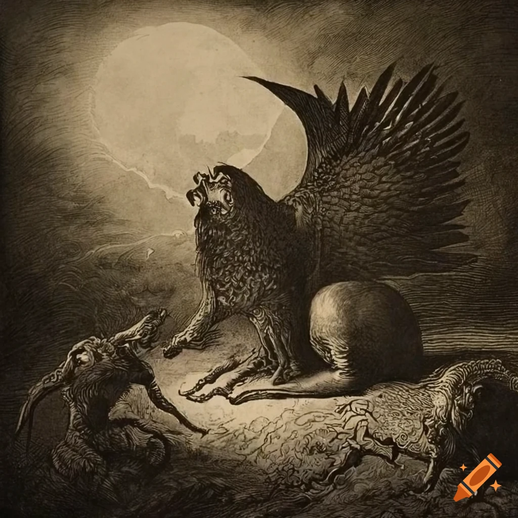 Gryphon and Mock Turtle from Alice's Adventures in Wonderland in ...