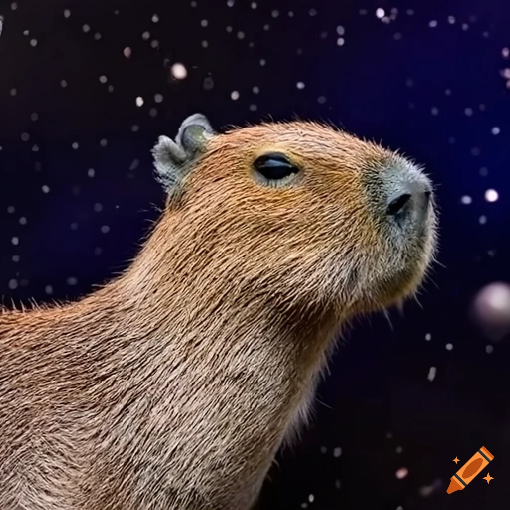 Adorable capybara on Craiyon