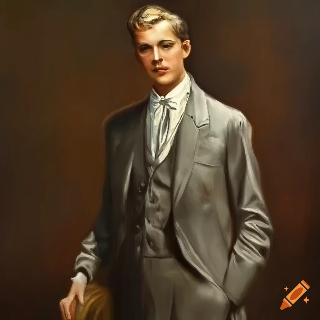 Sophisticated wealthy man in 1920's dress on Craiyon