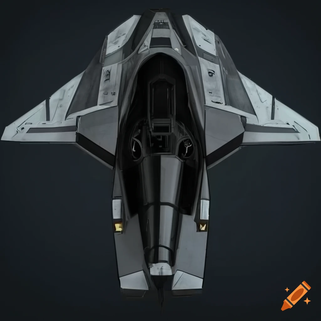 Hyper-realistic render of a stealth delta 7b jedi interceptor in ...