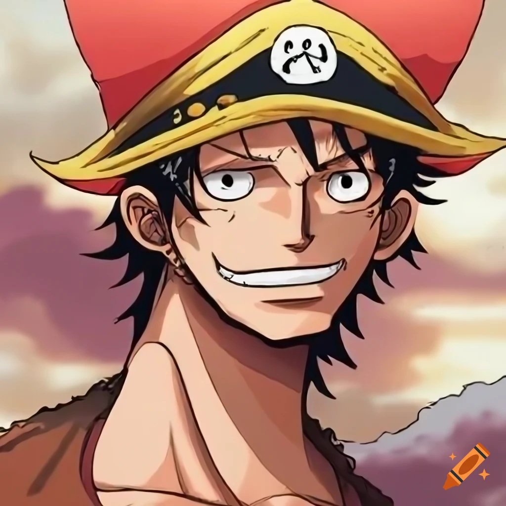 Character with pirate style in one piece manga on Craiyon