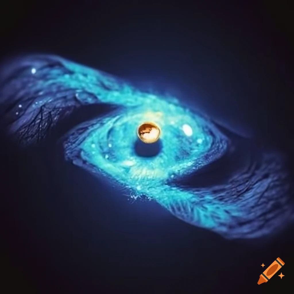 Diamond inside an eye on Craiyon