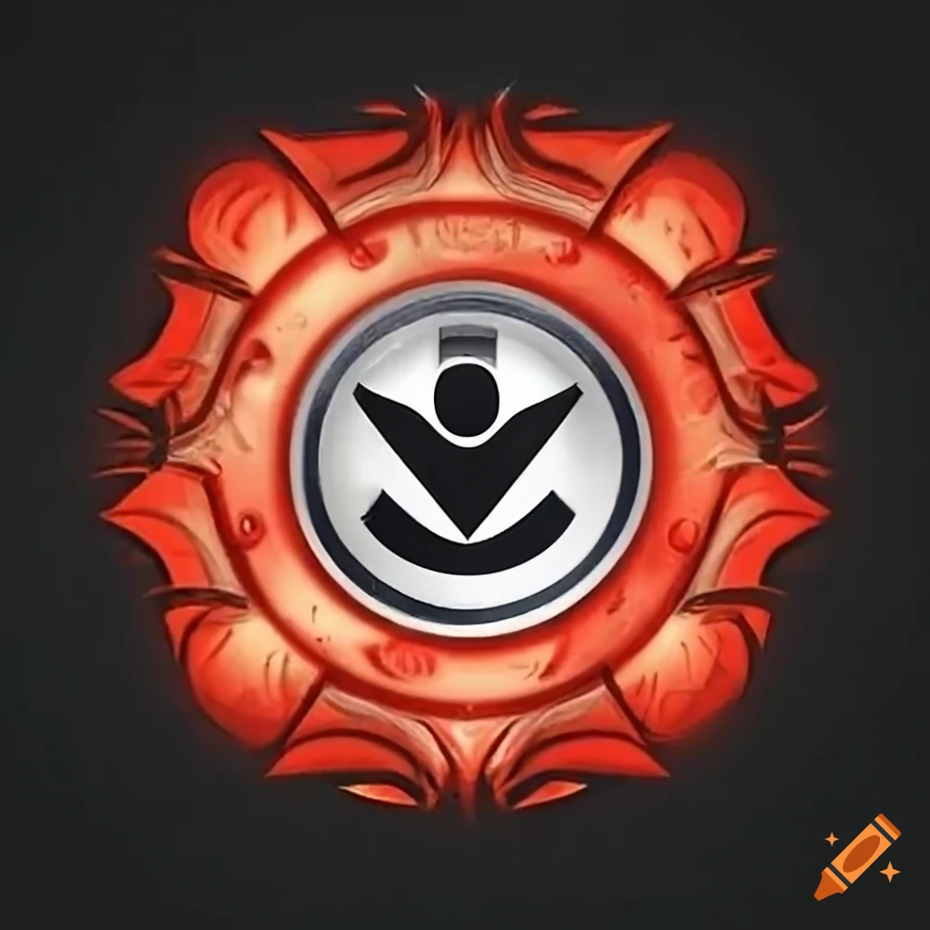 Logo for an evil company in a zombie movie on Craiyon