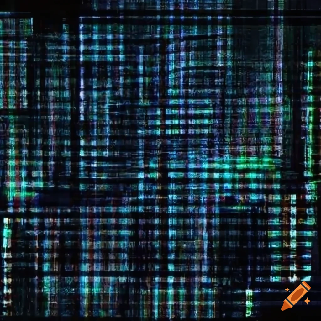 Square screen with glitches on Craiyon