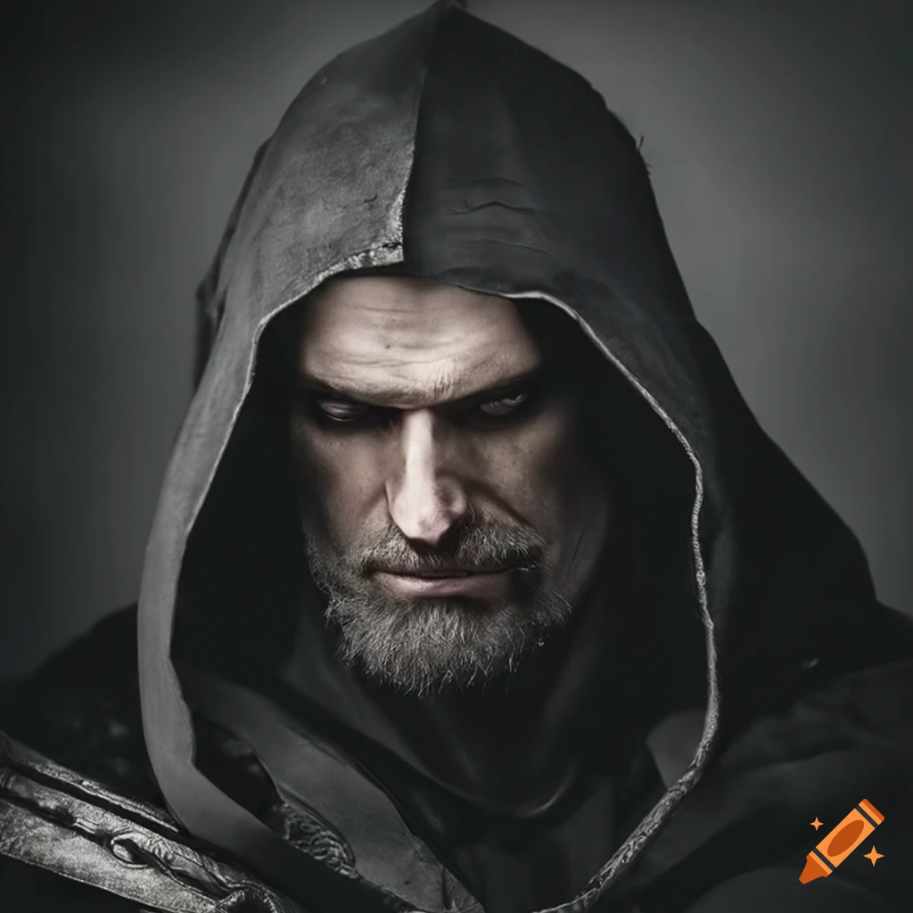 Character in black flowing robes with a hood, reminiscent of the ...