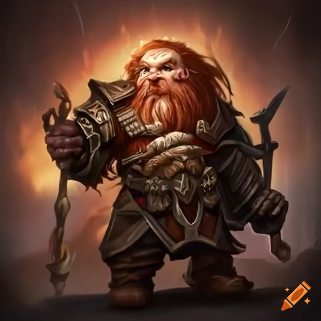 Epic dwarf character on Craiyon