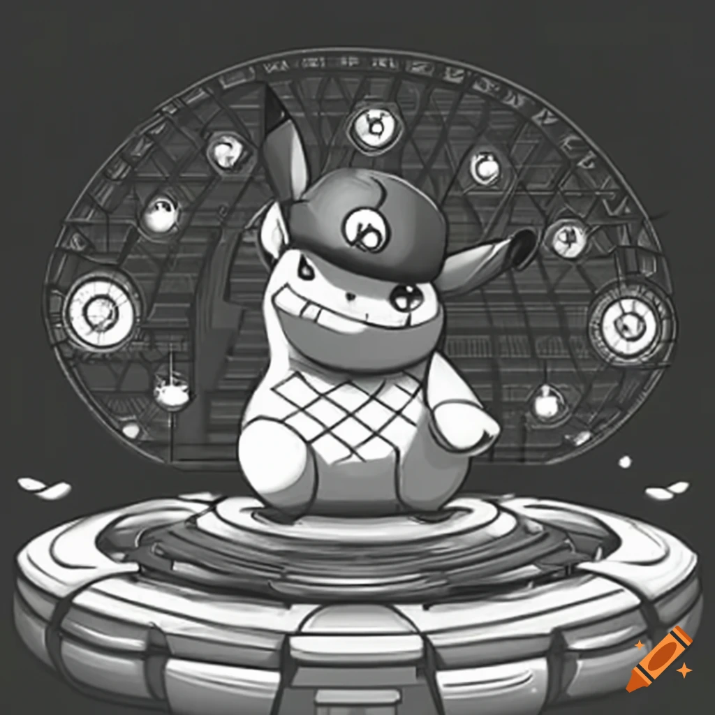 Pokemon stadium on Craiyon