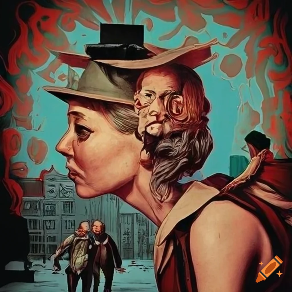 Graphic inspired by rockwell's noir style from lsd celtic graphic novel ...