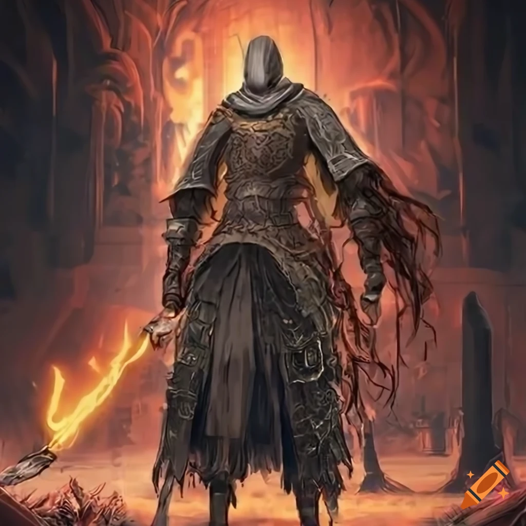 Male anime avatar from elden ring on Craiyon