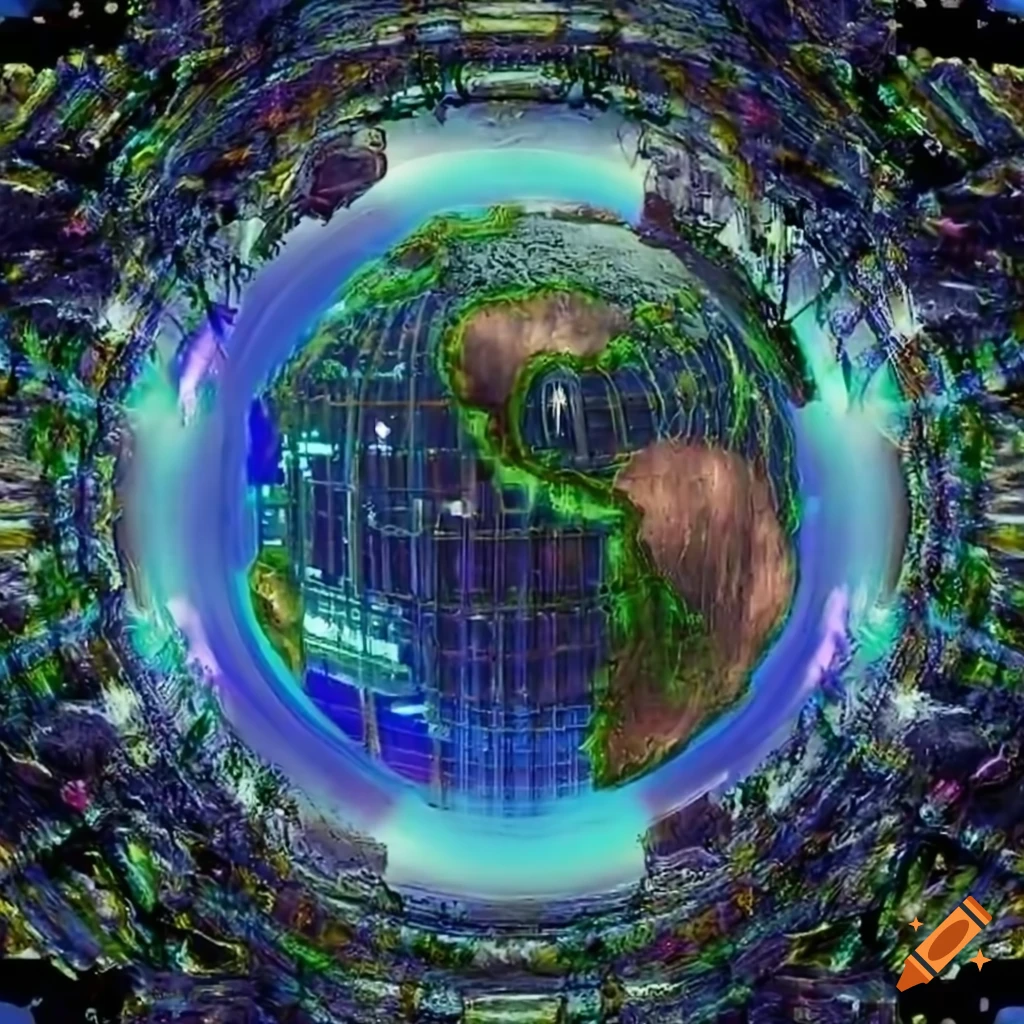 Surreal and hyperrealistic world created using advanced technology on ...