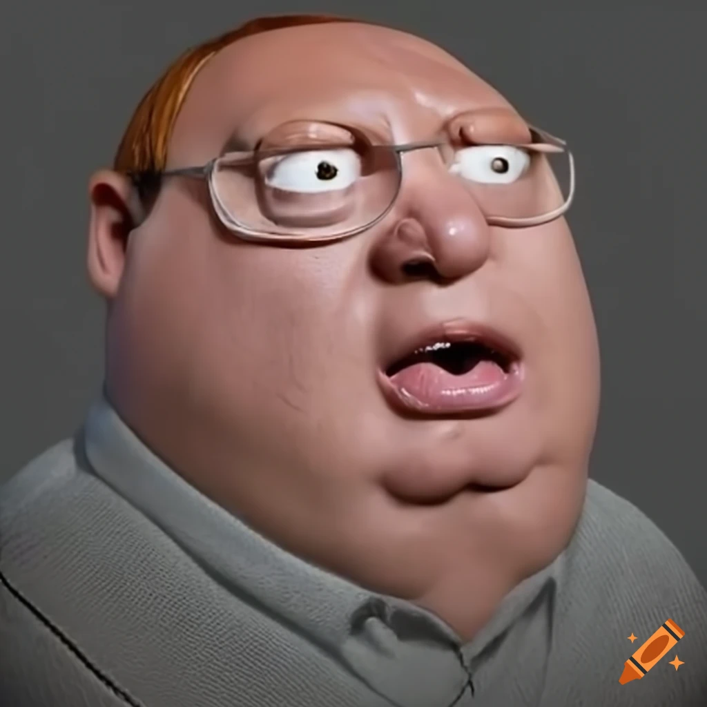 Realistic rendering of peter griffin on Craiyon
