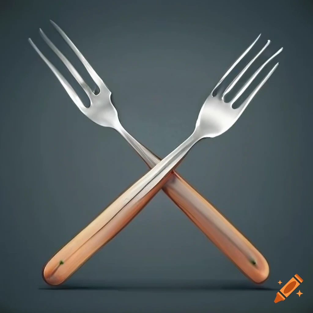Crossed grill utensils on Craiyon