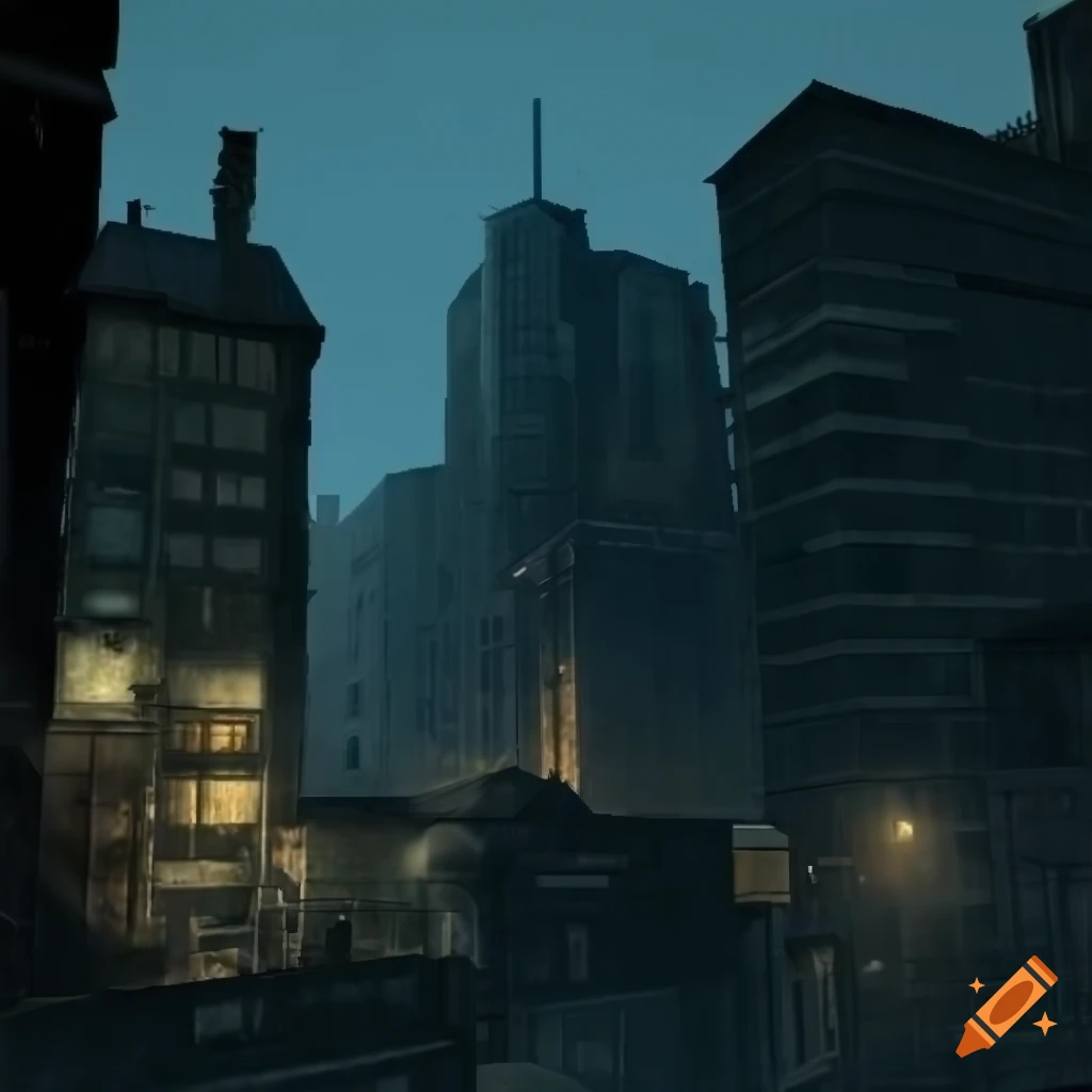 City 17 from half-life 2 on Craiyon