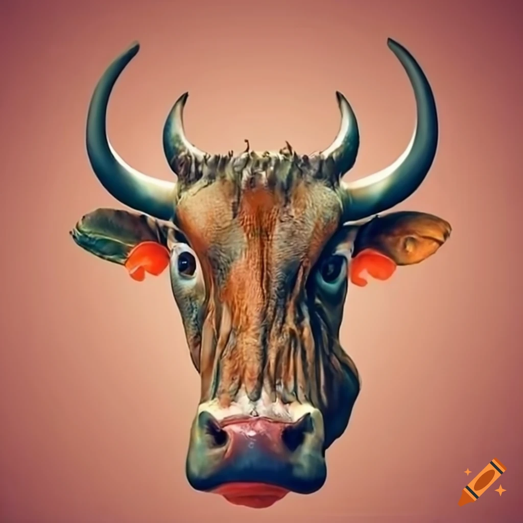 Surreal creature with cow body, chicken legs, and t-rex head on Craiyon