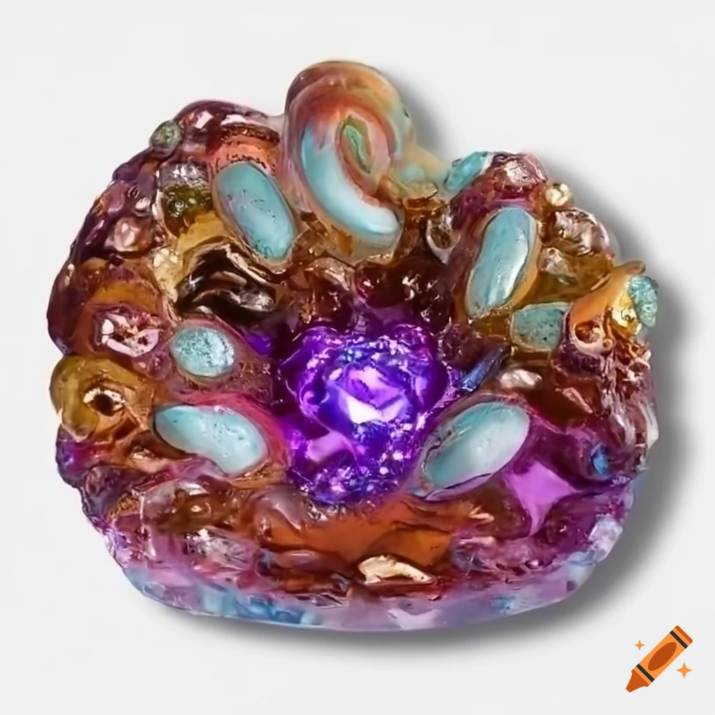 Crystal mind flayer figurine on Craiyon