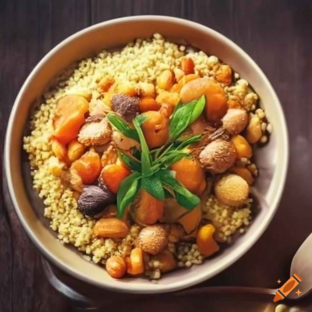 Couscous dish on Craiyon