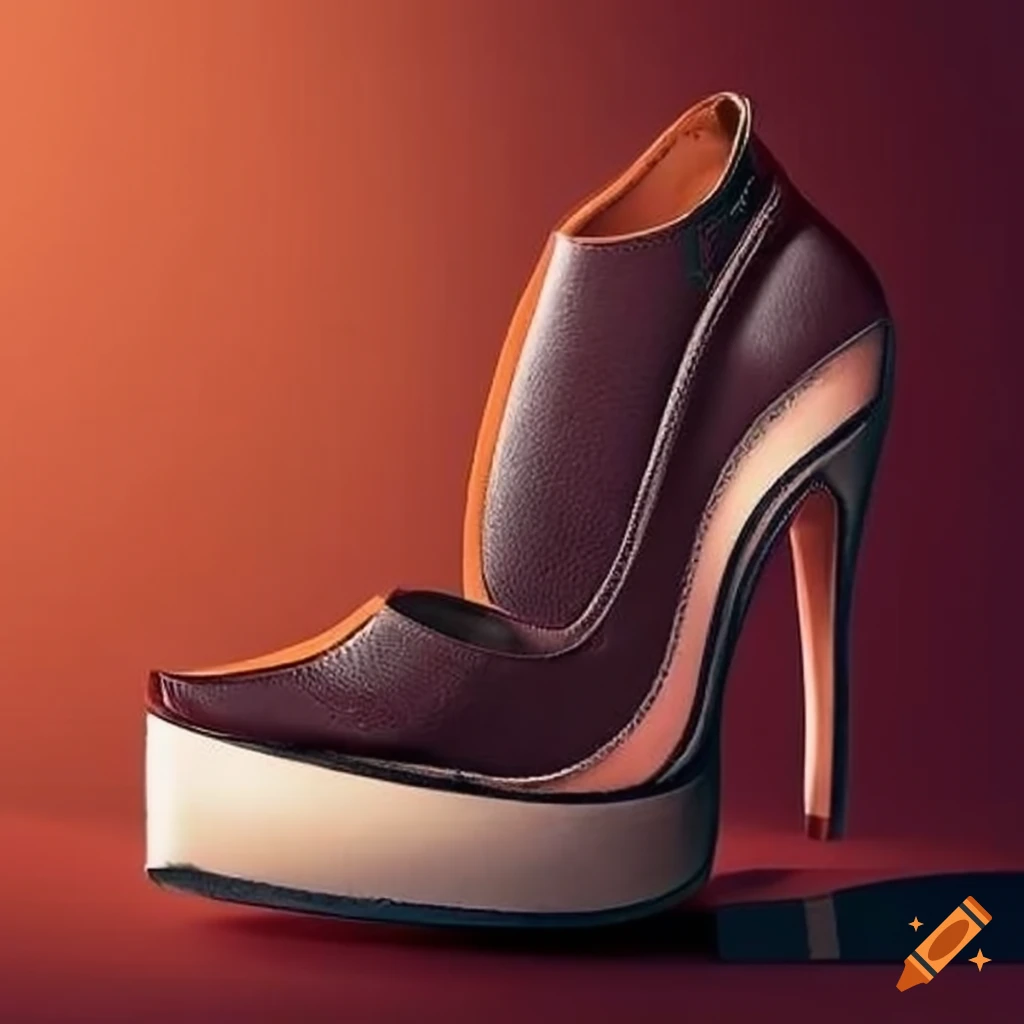 Stylish and attractive shoe design on Craiyon