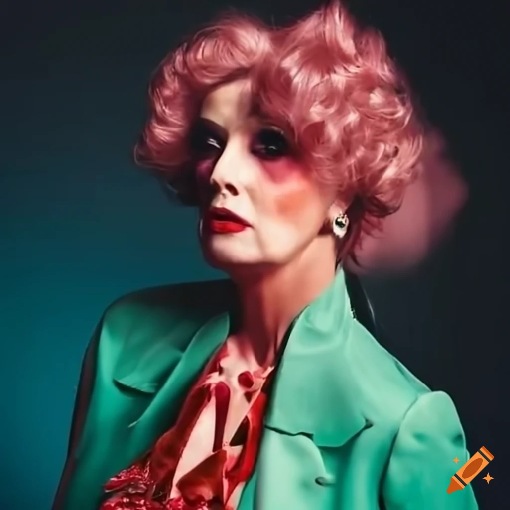 Combined image of edina and patsy from absolutely fabulous on Craiyon