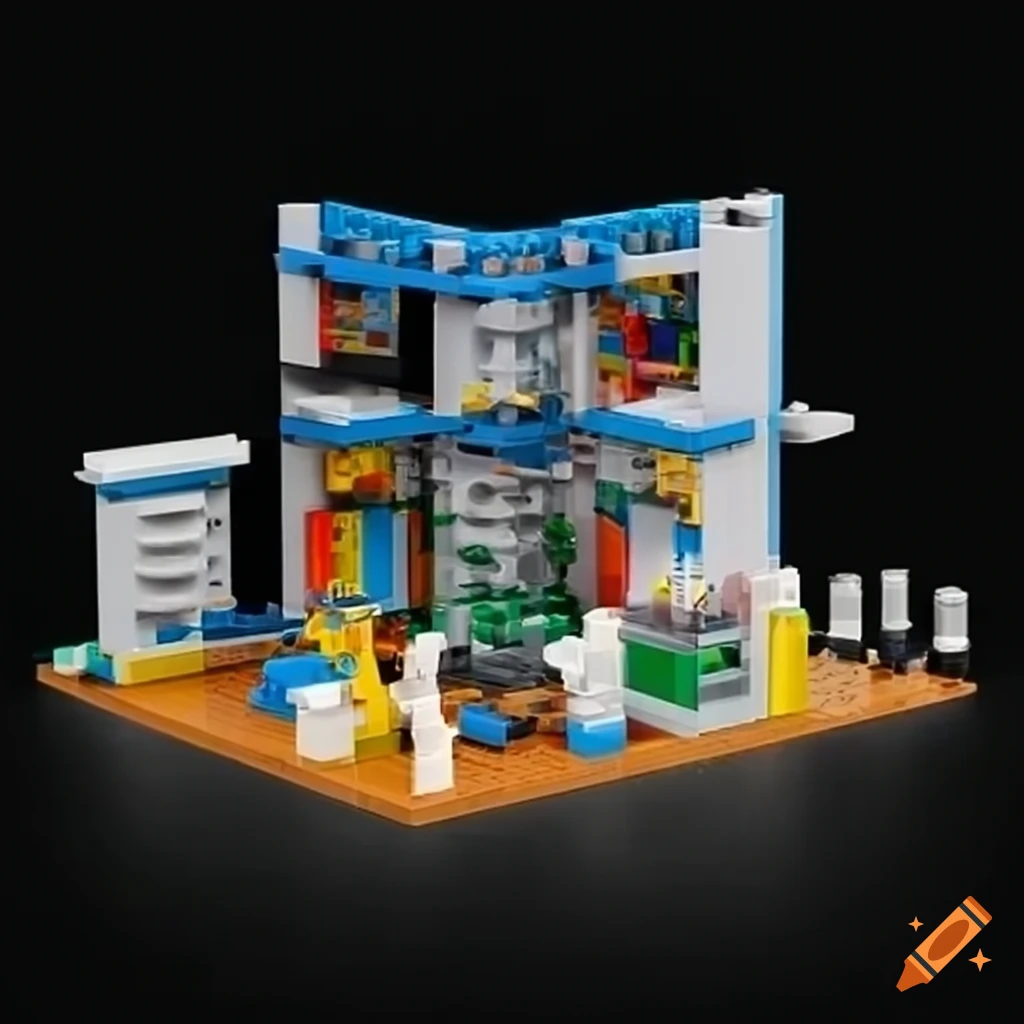 Lego chemistry lab set on Craiyon