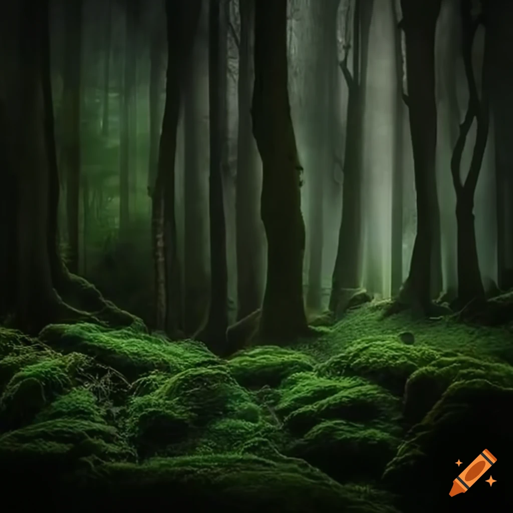 Enchanted forest on Craiyon