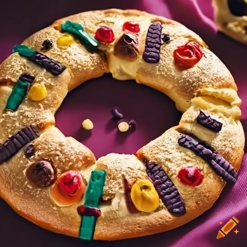 Rosca de reyes and pan de muertos on Craiyon