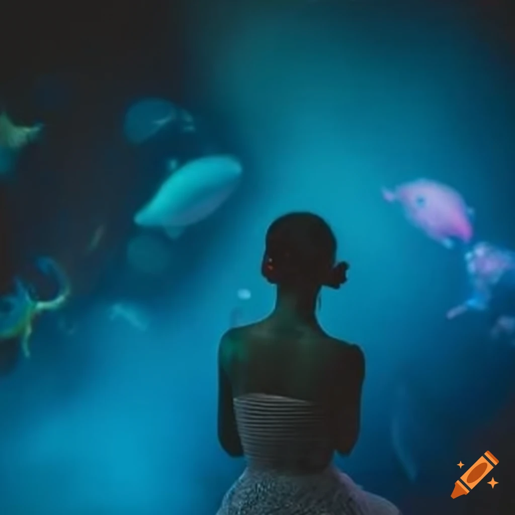 Underwater disco party on Craiyon