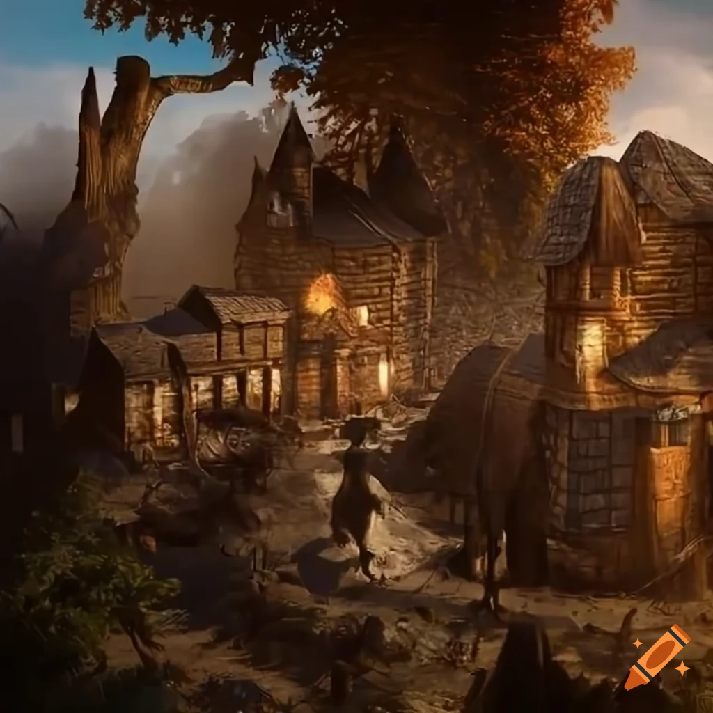 Medieval dynasty game on Craiyon