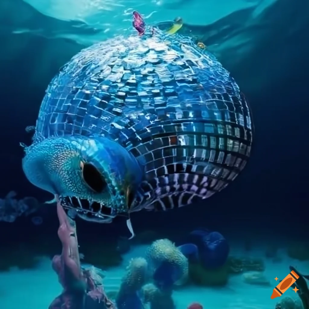 Underwater disco scene on Craiyon