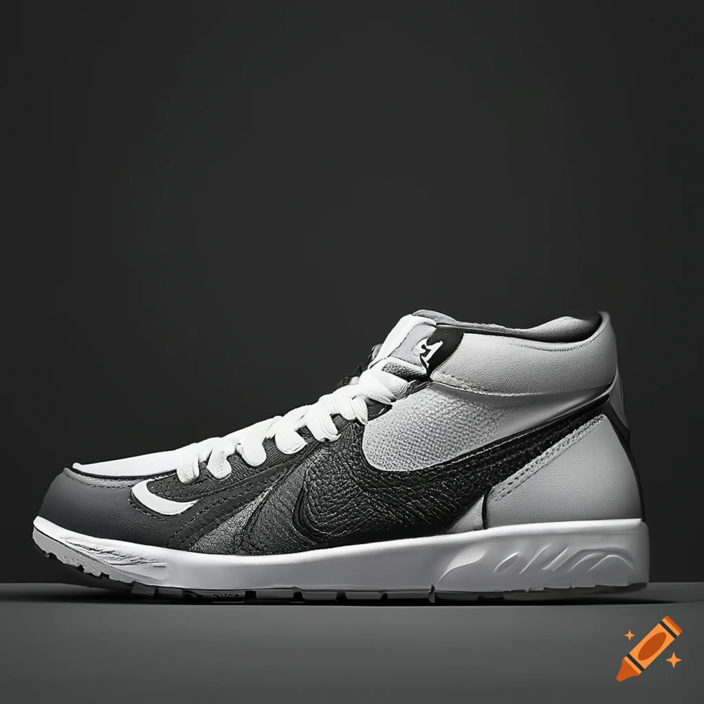 Nike mid model minimalist design on Craiyon