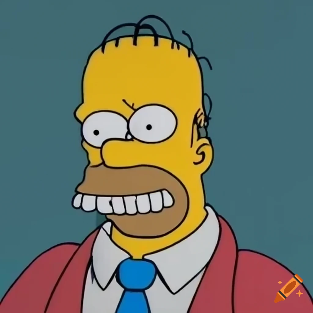 Homer simpson from the 90s simpsons on Craiyon