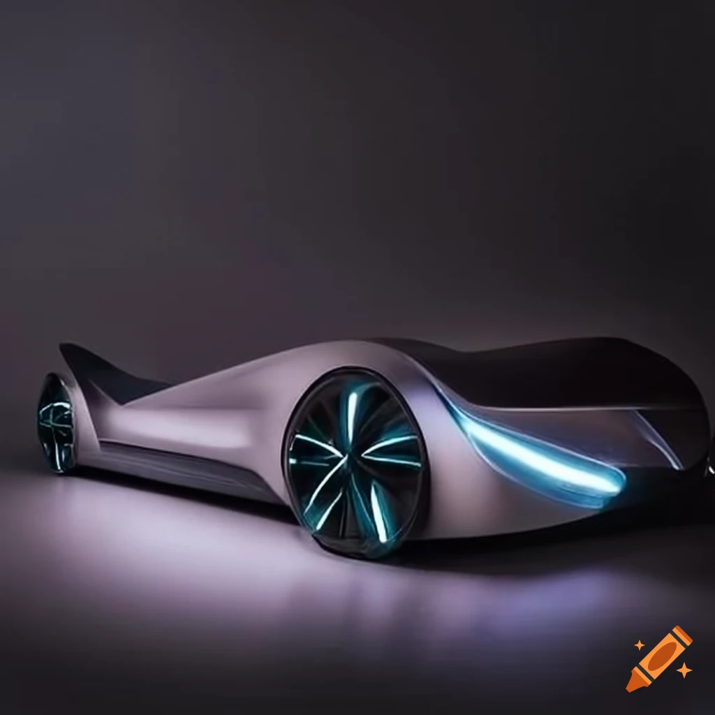 Futuristic car on Craiyon