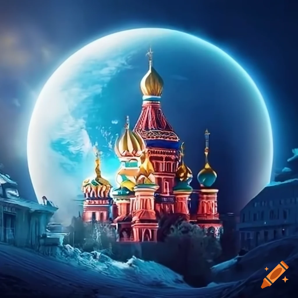 Conceptual artwork depicting the future of russia on Craiyon