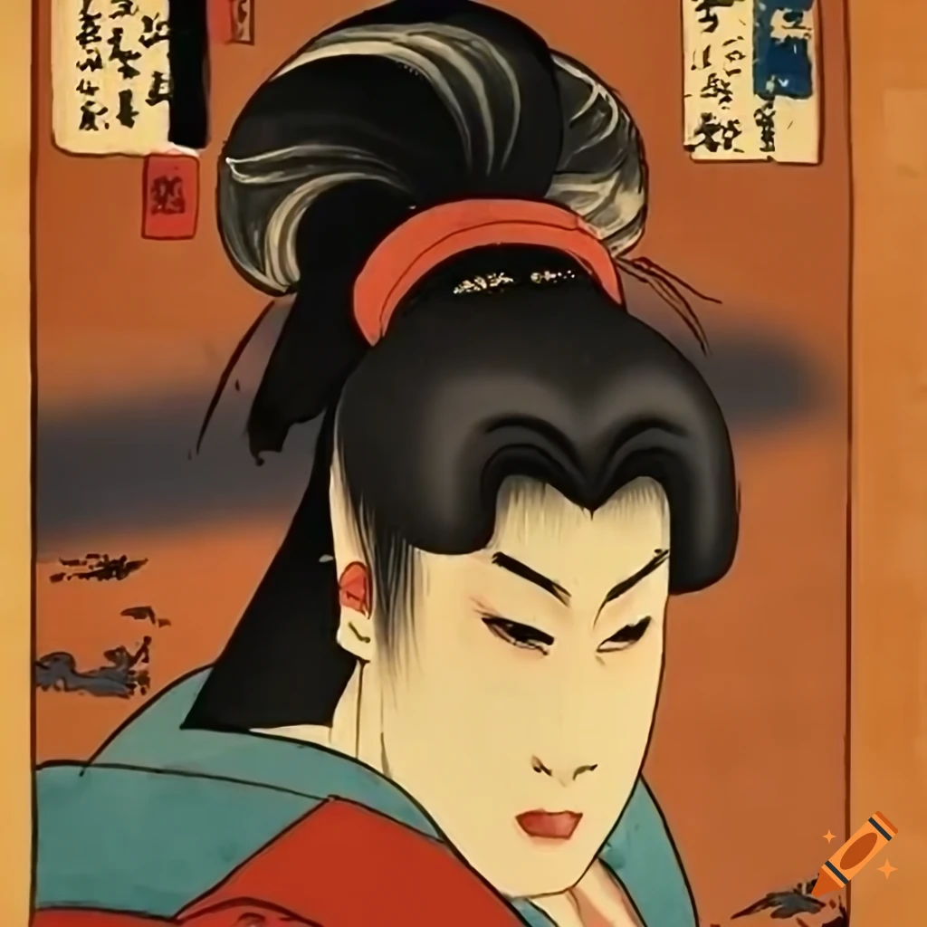 Traditional japanese ukiyo-e art on Craiyon