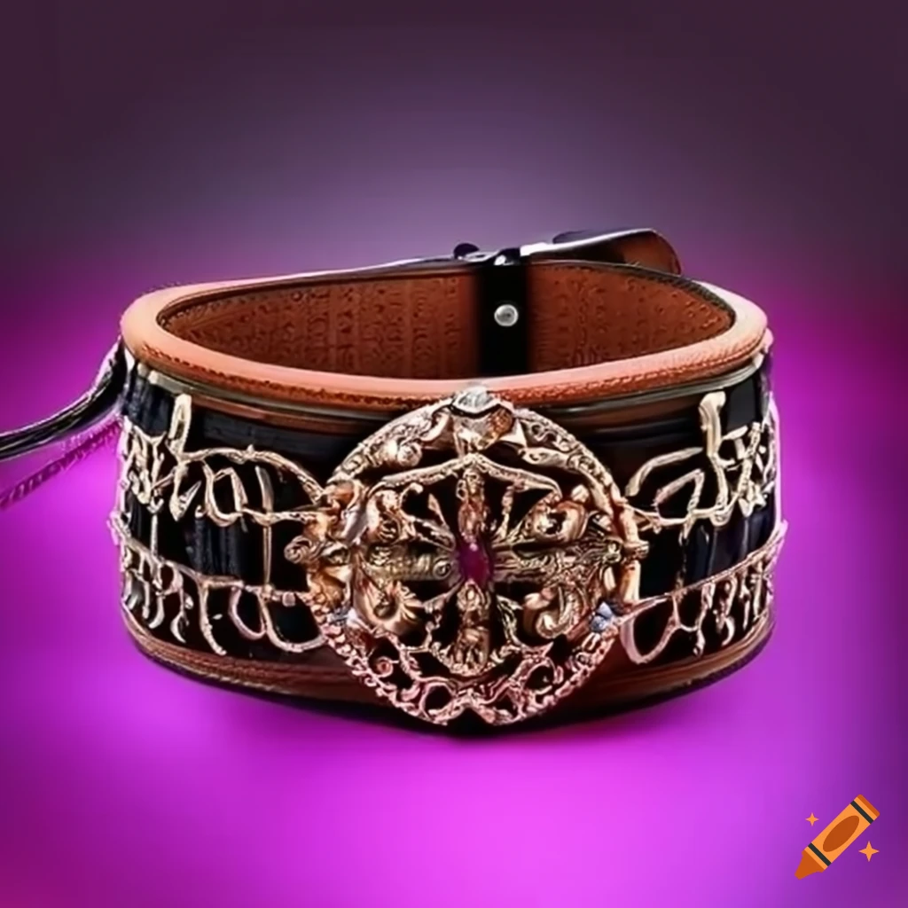 Intricate high fantasy belt on Craiyon