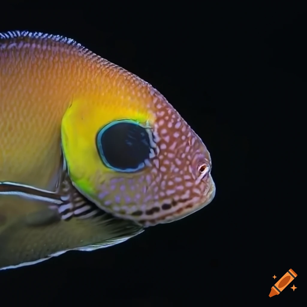 Group of exotic fish in mesmerizing hyper-sharp micro photography ...