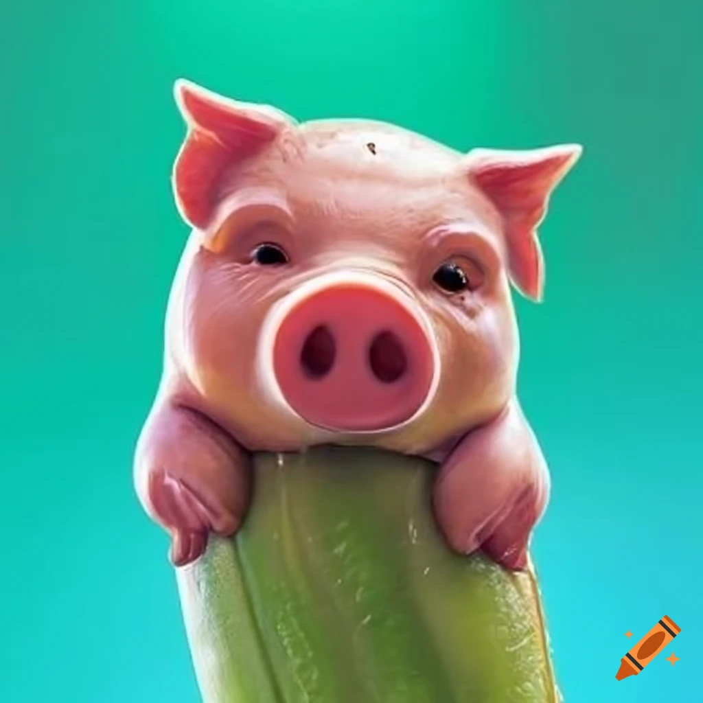 Pickle pig on Craiyon