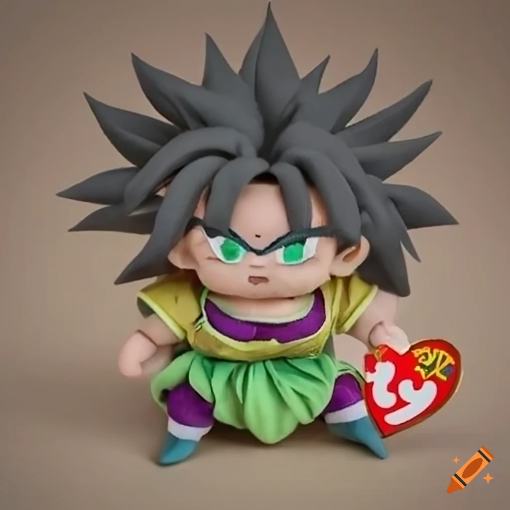 Broly beanie baby on Craiyon