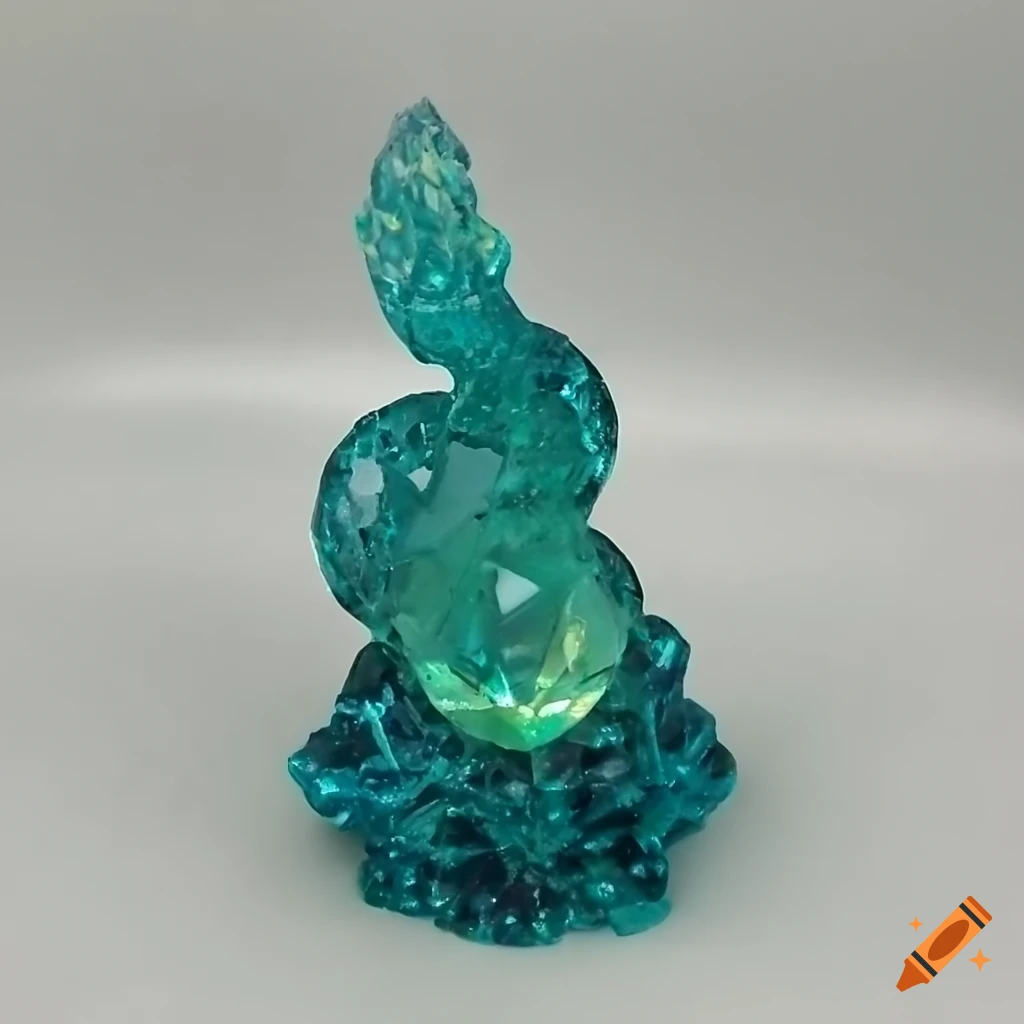 Crystal mind flayer figurine on Craiyon