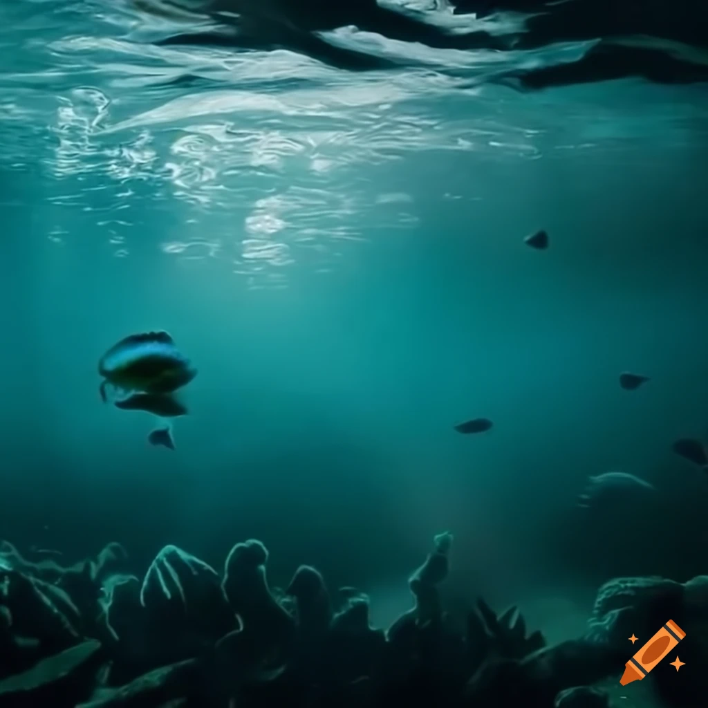 Group of vibrant exotic fish in hyper-sharp microphotorealistic ...