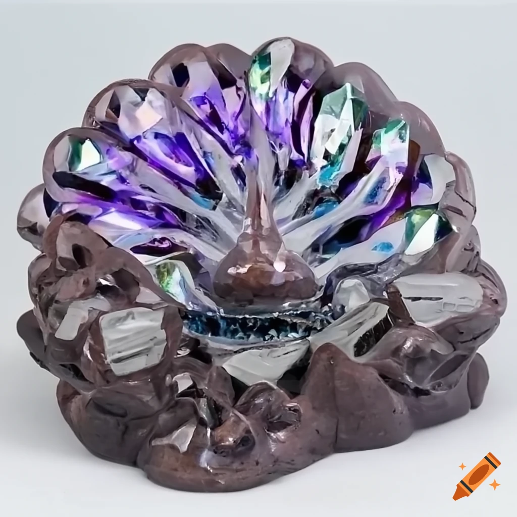 Crystal mind flayer figurine on Craiyon