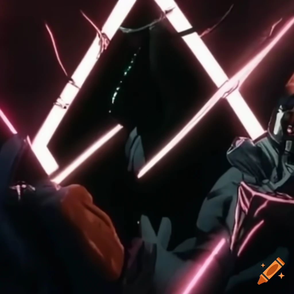 Abstract and energetic visual representation on Craiyon