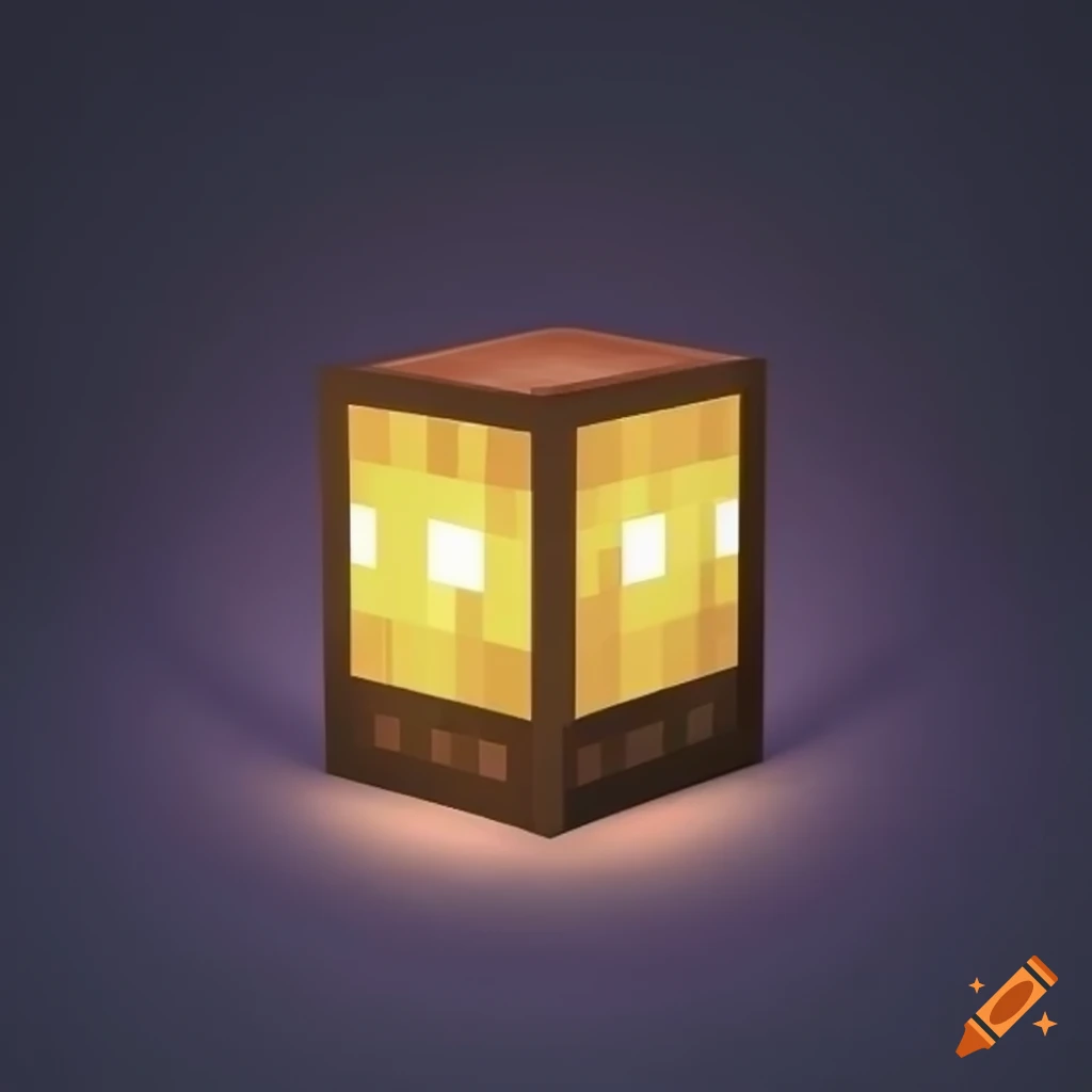 Minecraft lamp logo on Craiyon