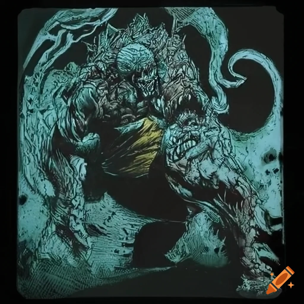 Vintage 50's sci-fi comic book villain in high resolution on Craiyon